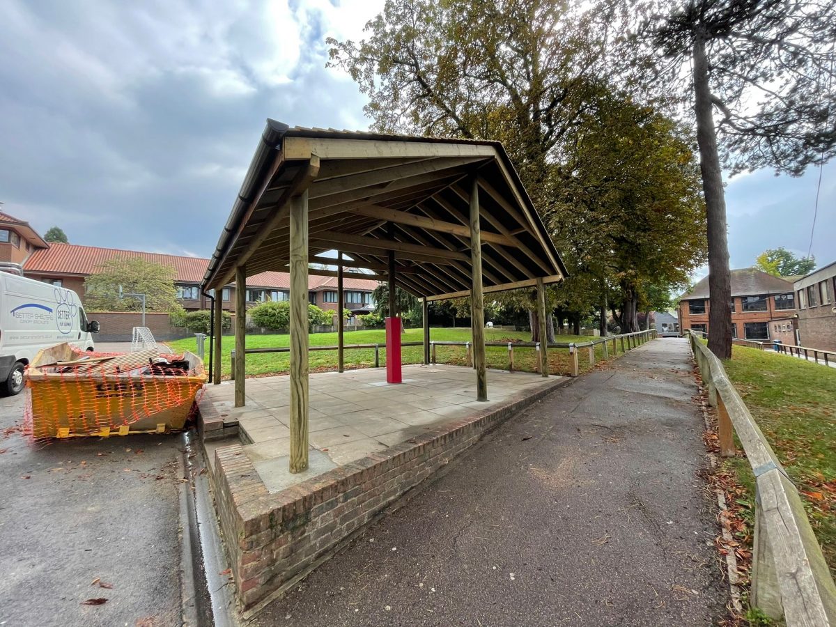 Bespoke outdoor classroom completed for a secondary school in London ...