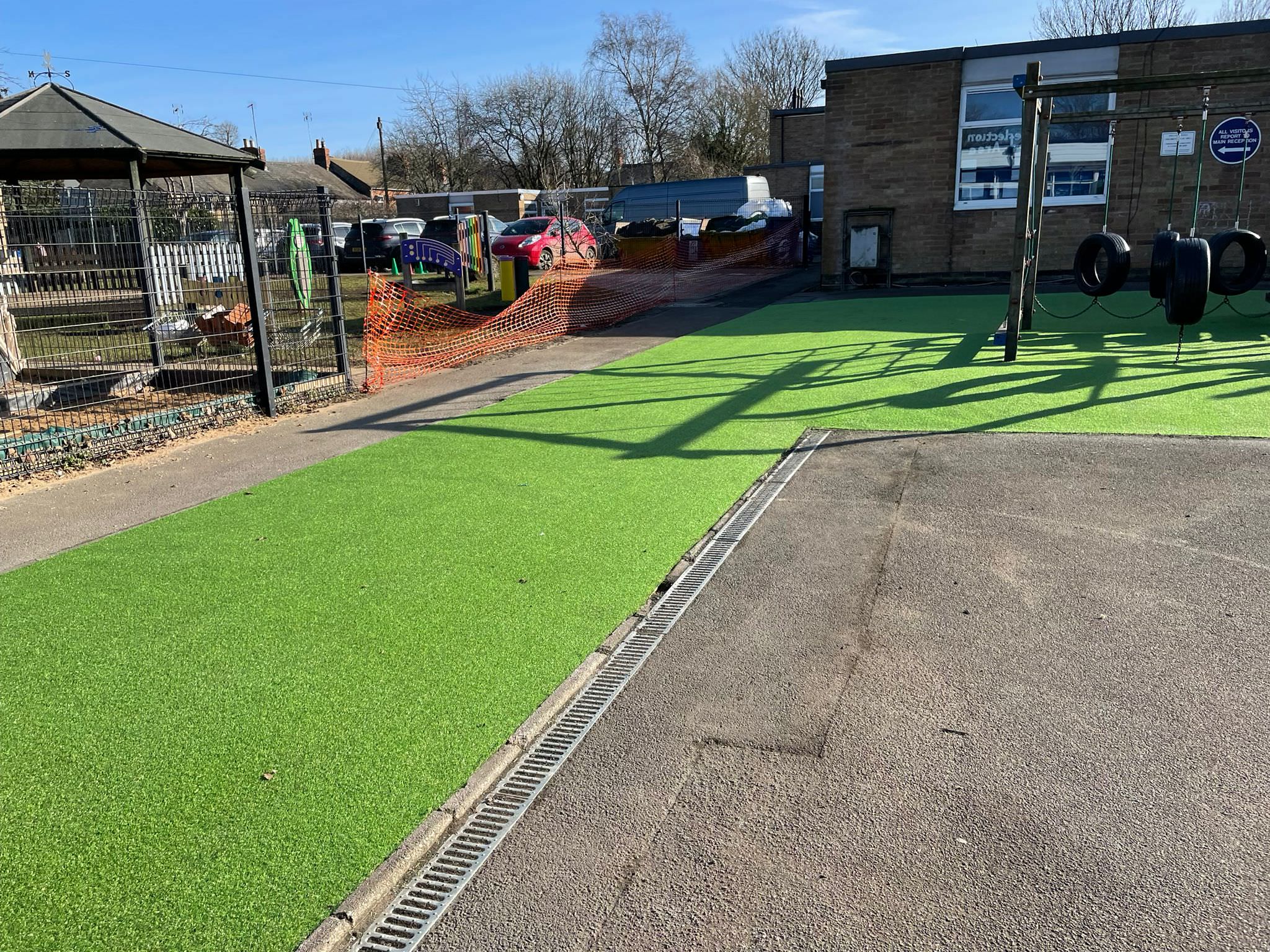 Artificial Grass resurfacing in the Midlands - Setter Play