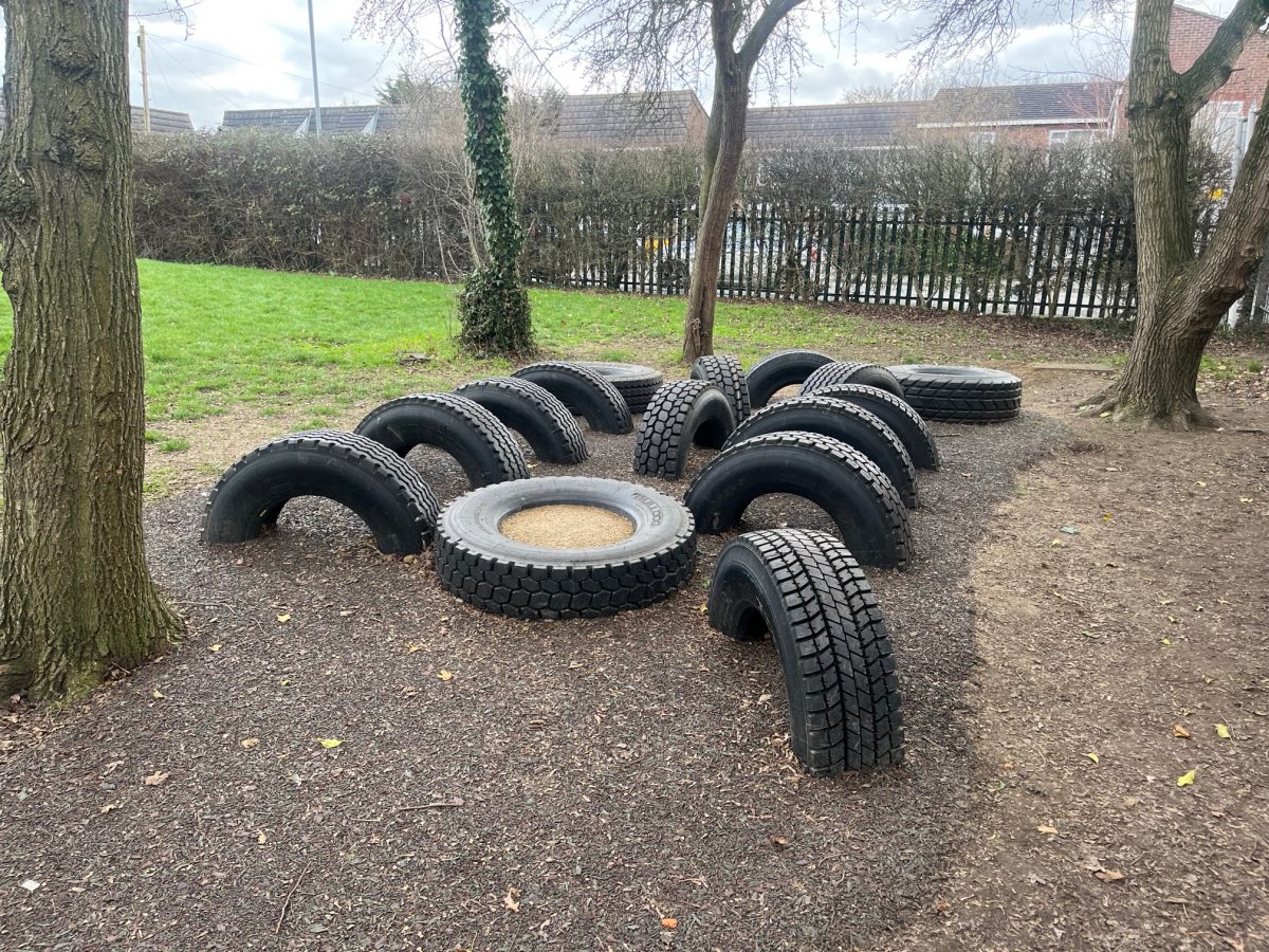 Storytime Corner and Tyre Park installed in Essex - Setter Play