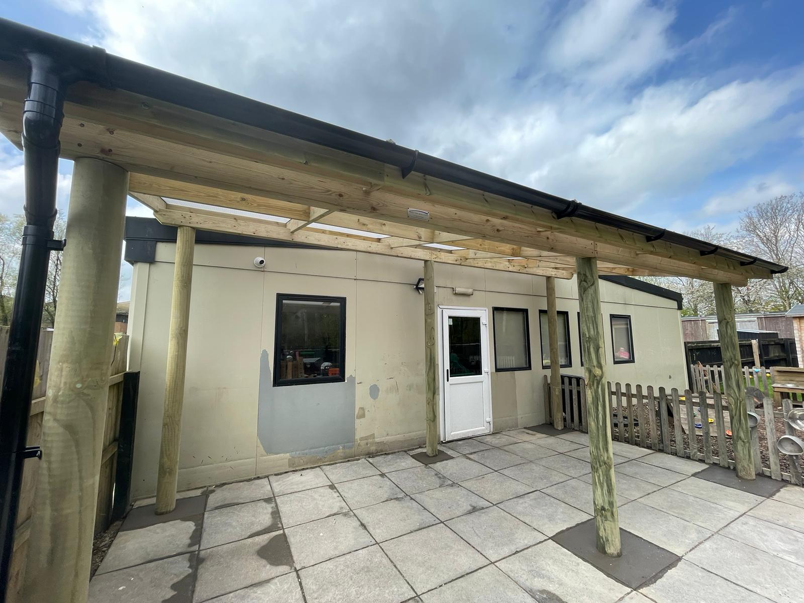Shelter completed for a Primary School in Wales