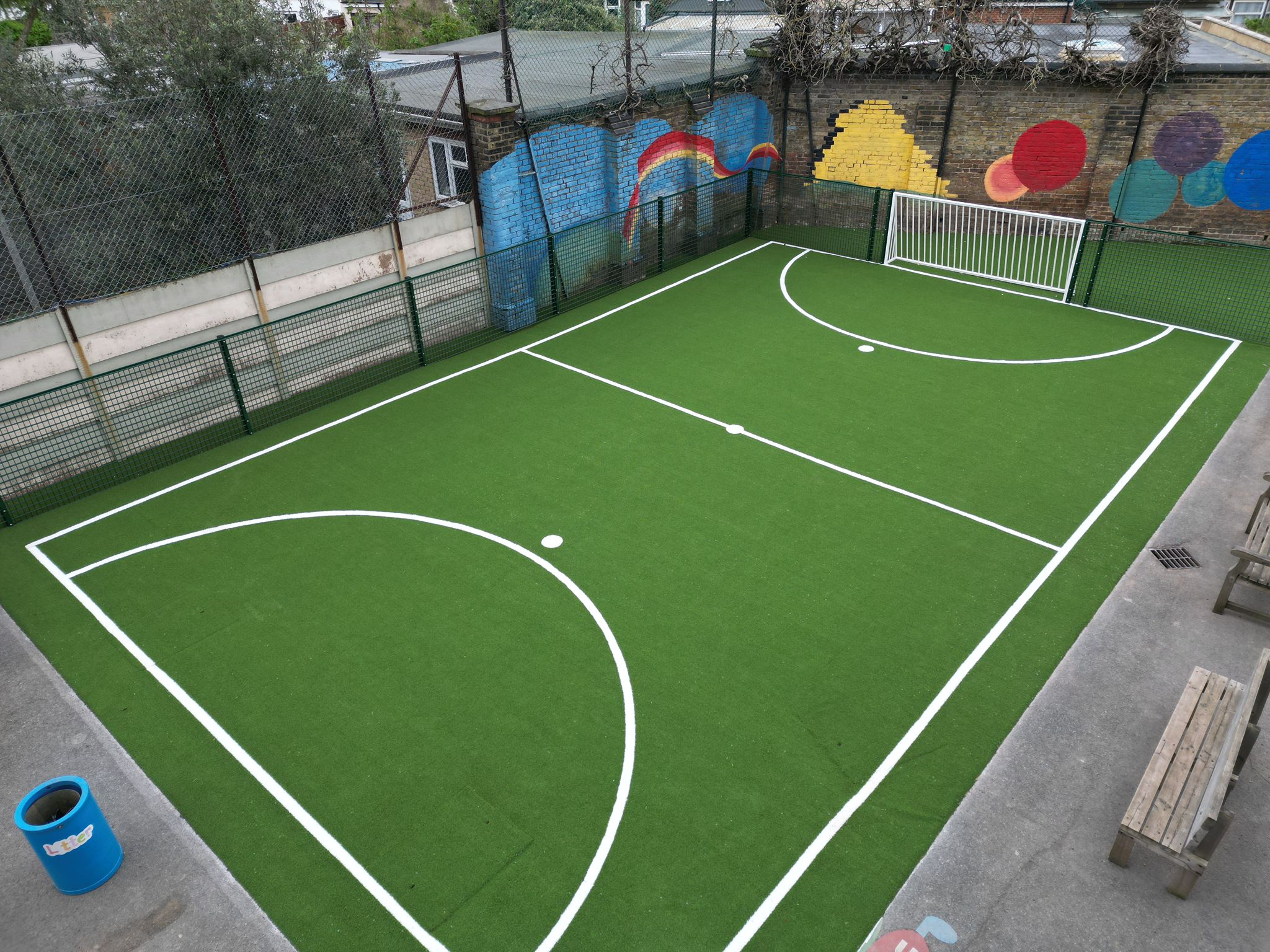 MUGA and Climbing Wall installed in London