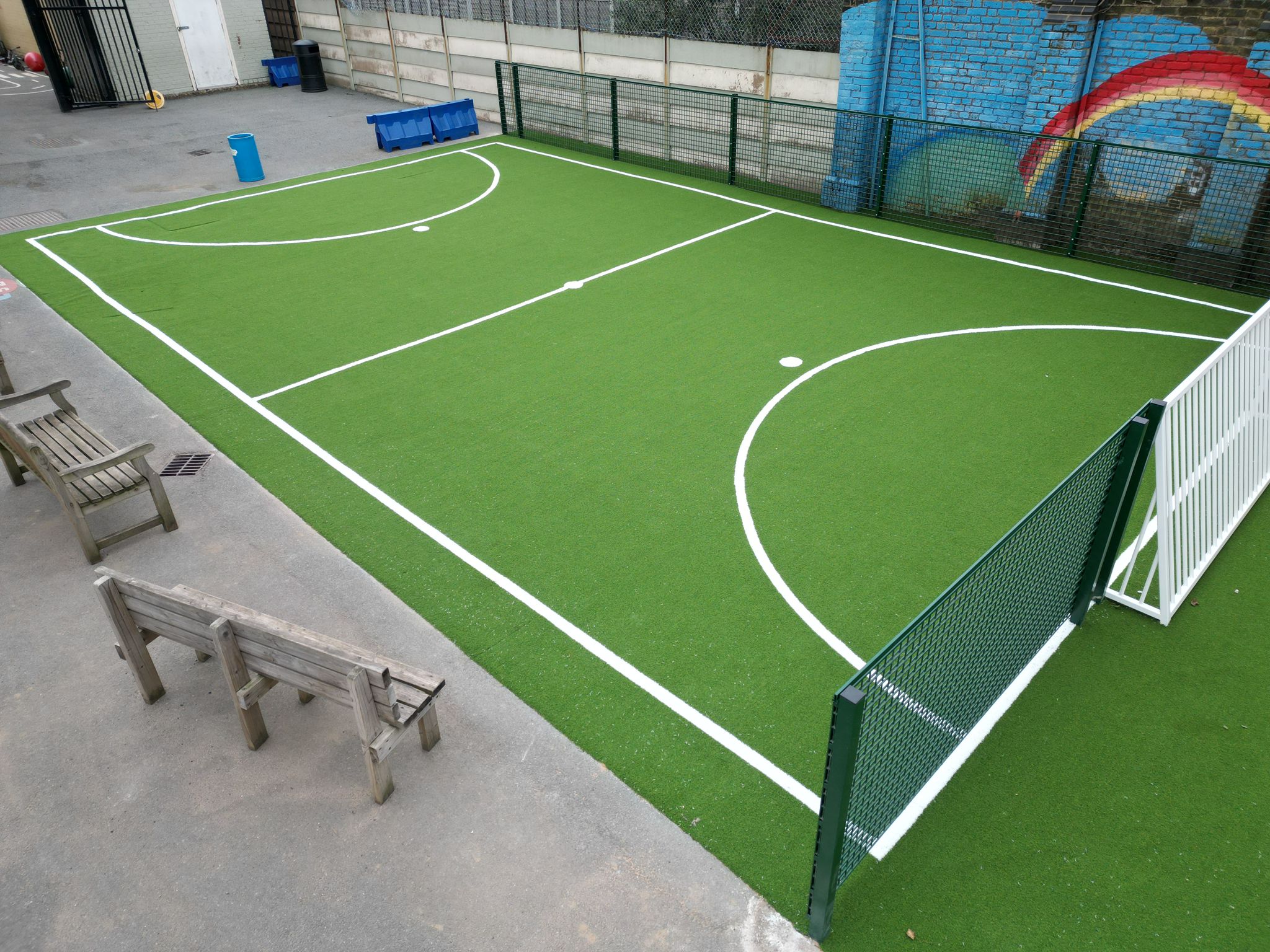 MUGA and Climbing Wall installed in London