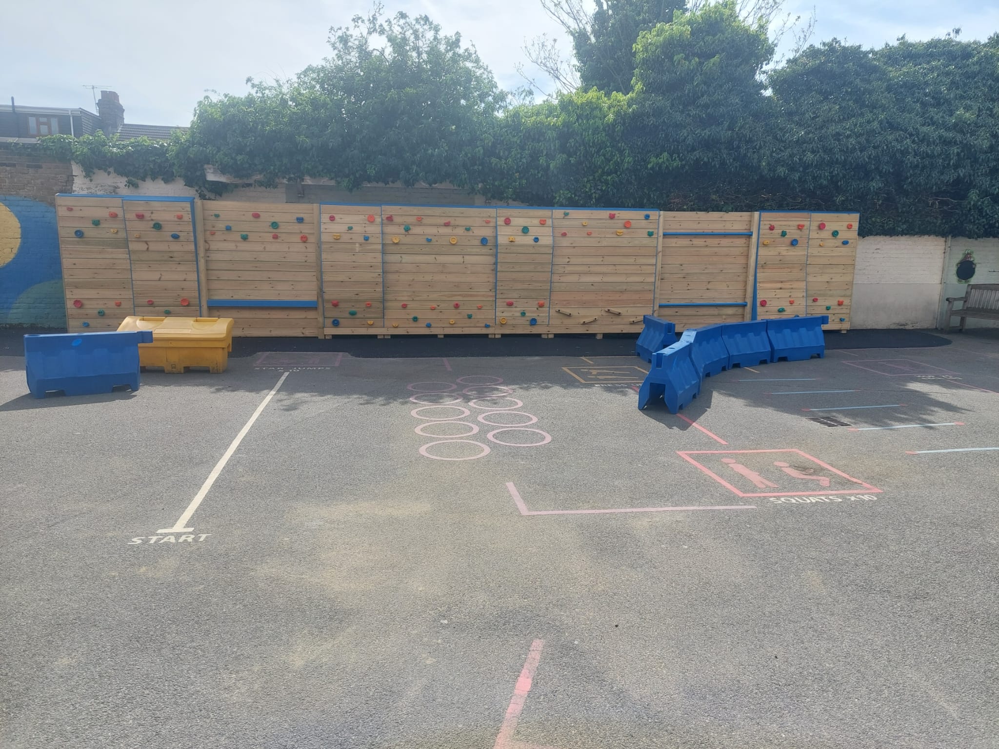 MUGA and Climbing Wall installed in London